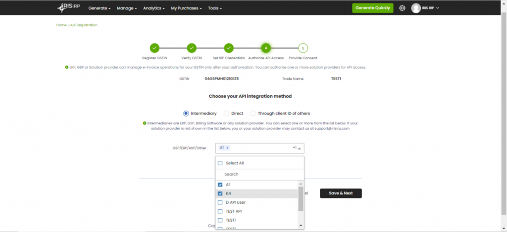 User Onboarding - IRIS IRP