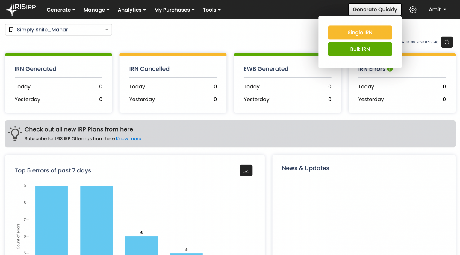 webportal 1 - IRIS IRP