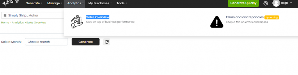 Analytics - IRIS IRP